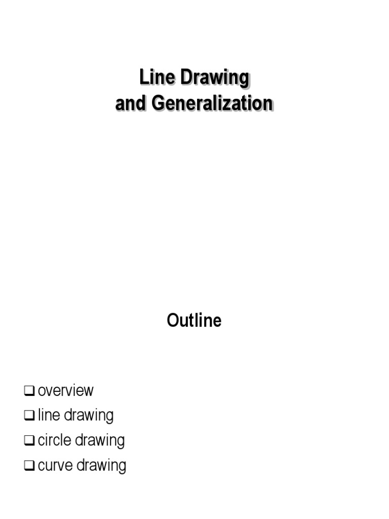 002 Line Circle Ellipse | PDF | Computer Engineering | Computer Science