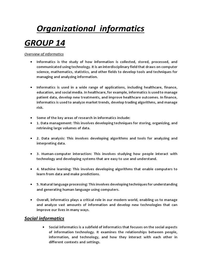 Organizational Informatics | PDF | Databases | Relational Database