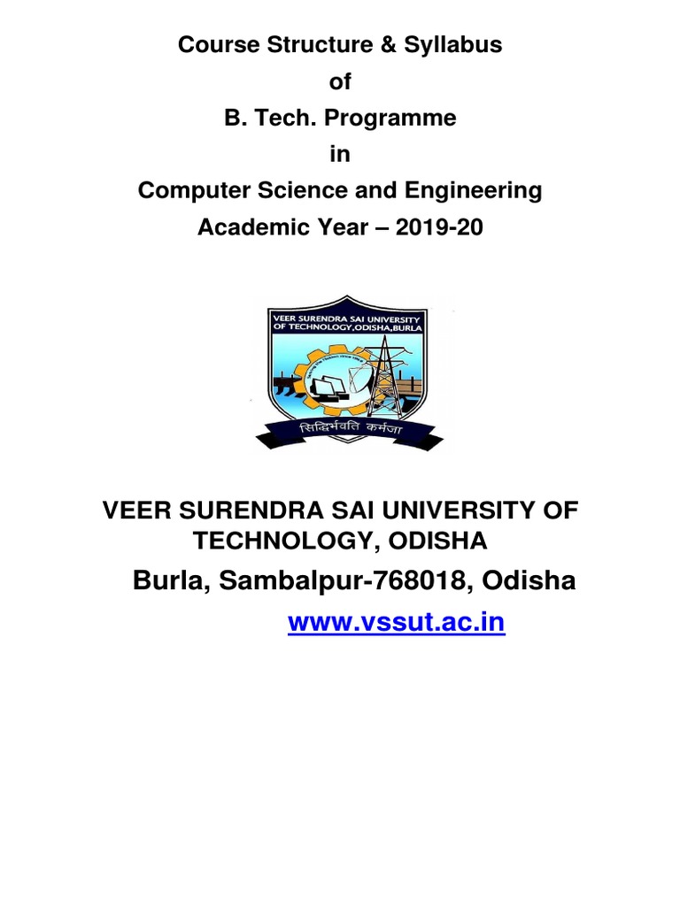 B.Tech CSE Course Structure 2019-20 | PDF | Waves | Electric Motor