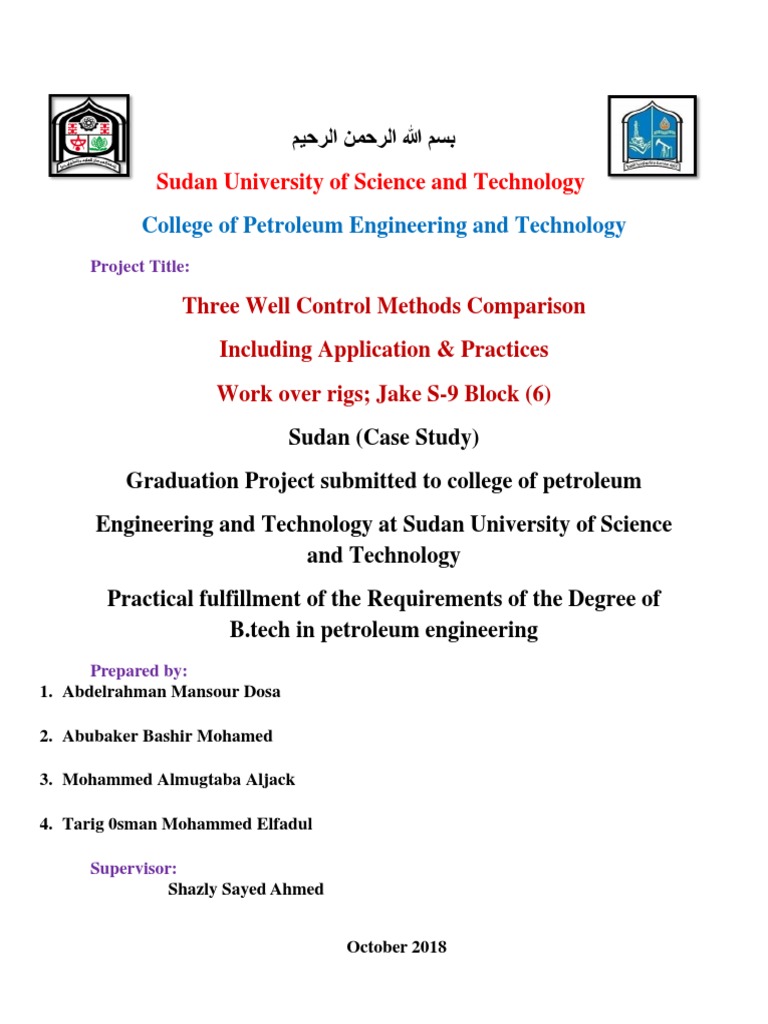 Three Well Control Methods Comparison | PDF | Blowout (Well Drilling ...
