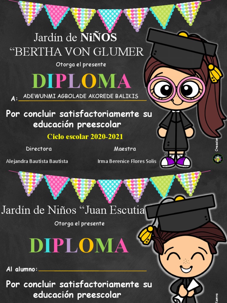 Diplomas Fin de Curso Meryta-1 | PDF