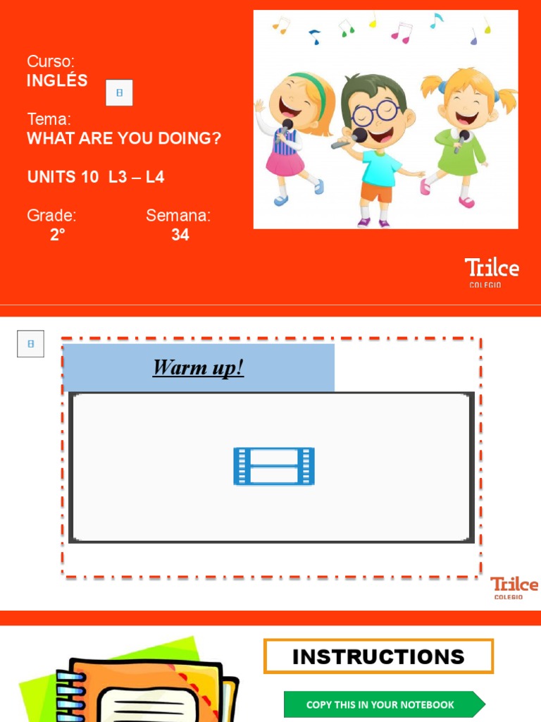 ING - 2° - U10 - L3, L4 - Grammar (Classroom) | PDF