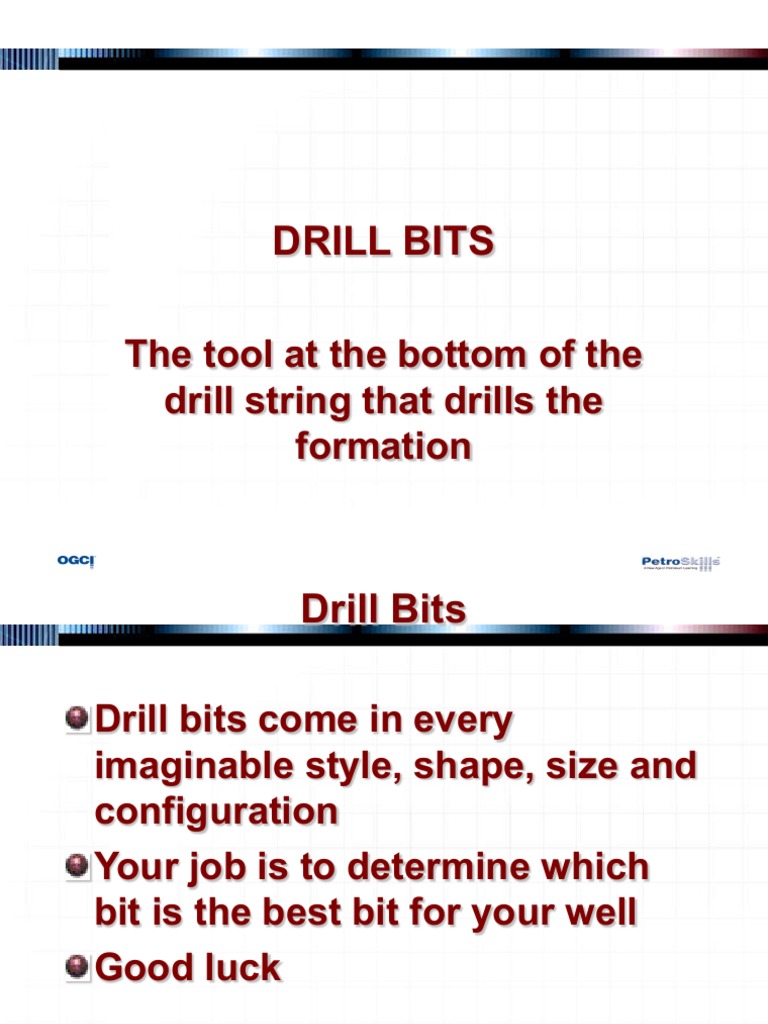 Comprehensive Guide to Drill Bits | PDF | Bearing (Mechanical) | Drill