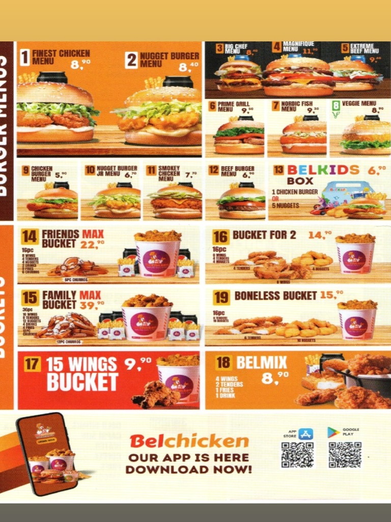 Belchicken Diest Finest Fried Chicken | PDF