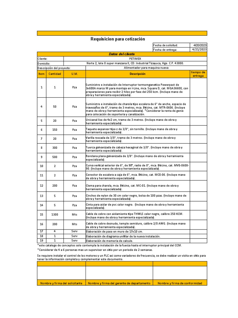 Catalogo de Conceptos PETIMEX | PDF | Bienes manufacturados