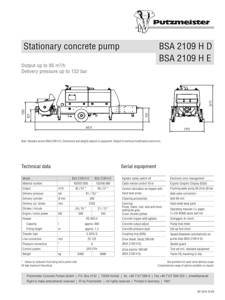 Tehnicheskaya Informaciya Bsa 2109 | PDF | Pump | Manufactured Goods
