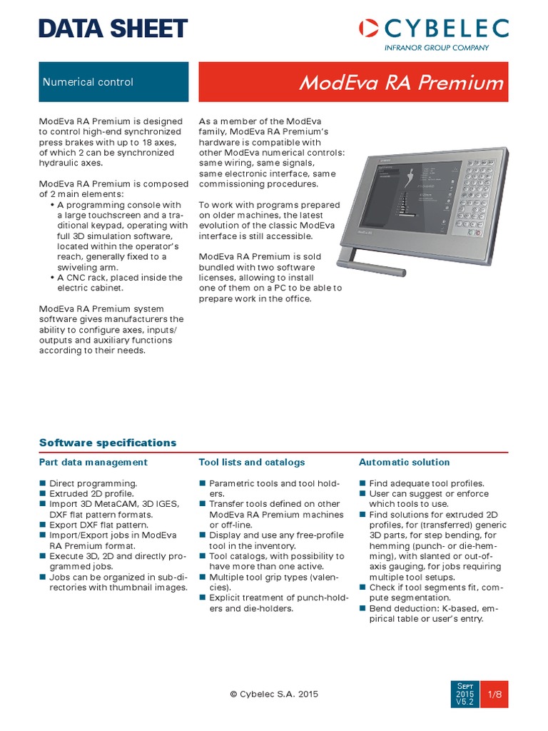 Datasheet ModEva RAP V5.2 | PDF | Numerical Control | Computer Engineering