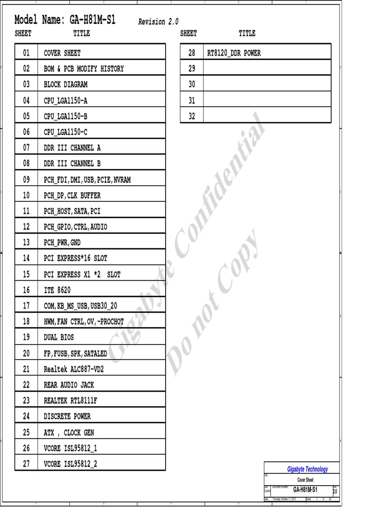 Ga-H81m-S1 - R20 (Diagramas - Com.br) | PDF | Computer Engineering | Computing