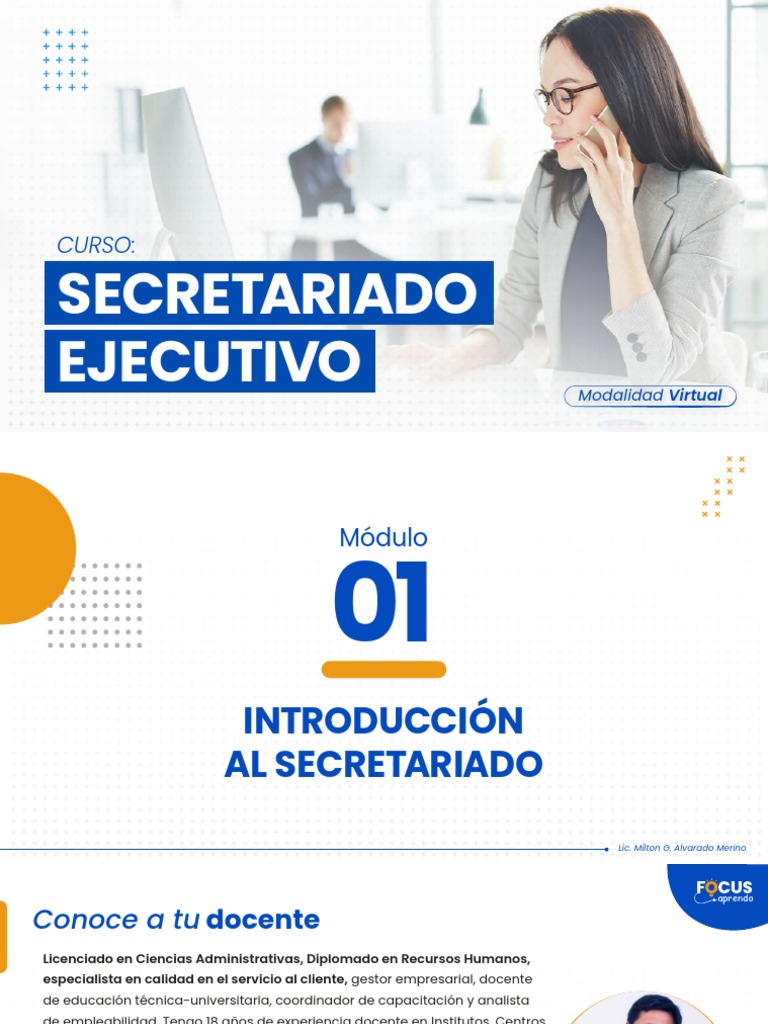 Módulo 01 - Secretariado Ejecutivo | PDF | Contabilidad | Business