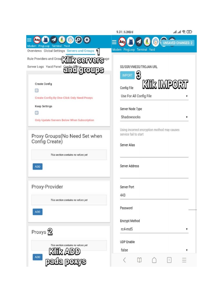 Cara Menggunakan Openclash (Sfile | PDF