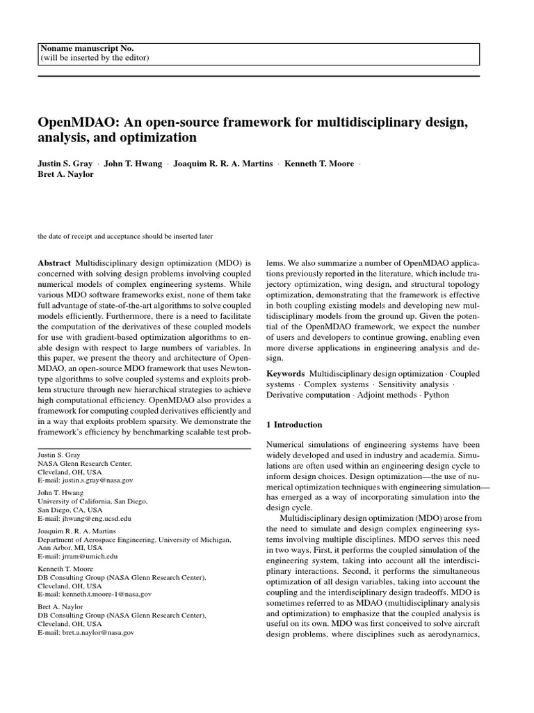 Openmdao Overview 2019 | PDF | Class (Computer Programming) | Inheritance (Object Oriented ...