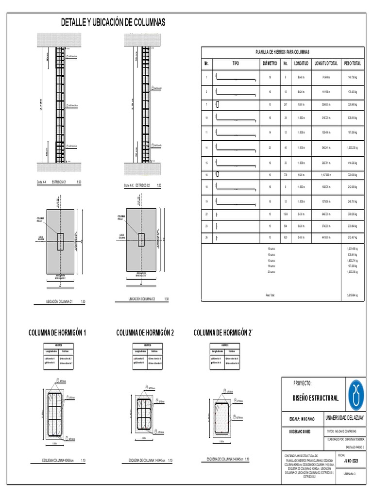 A.04 Lamina 3-Columnas | PDF
