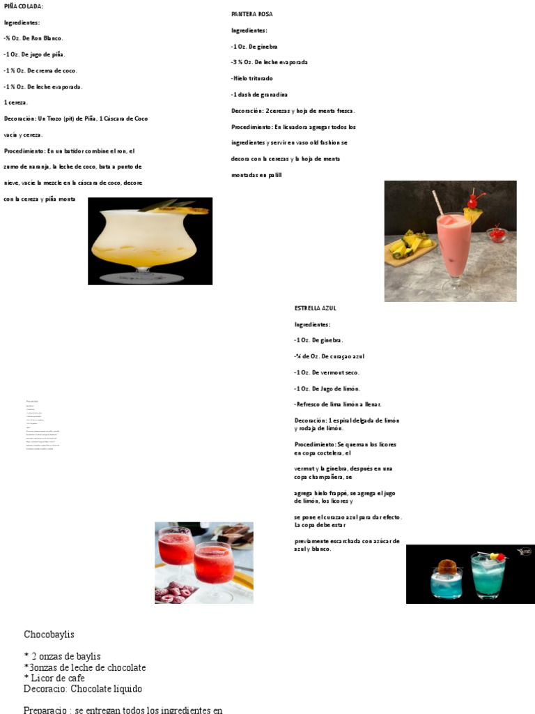 Examen Final De Bebidas Pdf Bebidas Alcohólicas Alimentos