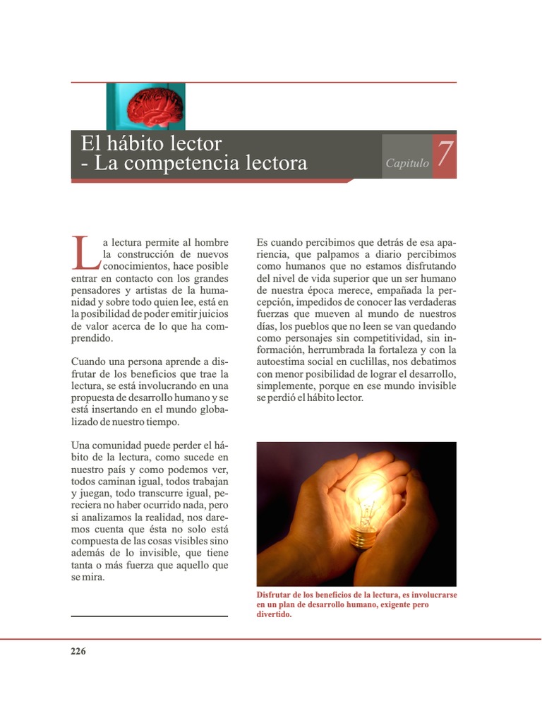 7 - El Hábito Lector | PDF | Literatura | Aprendizaje