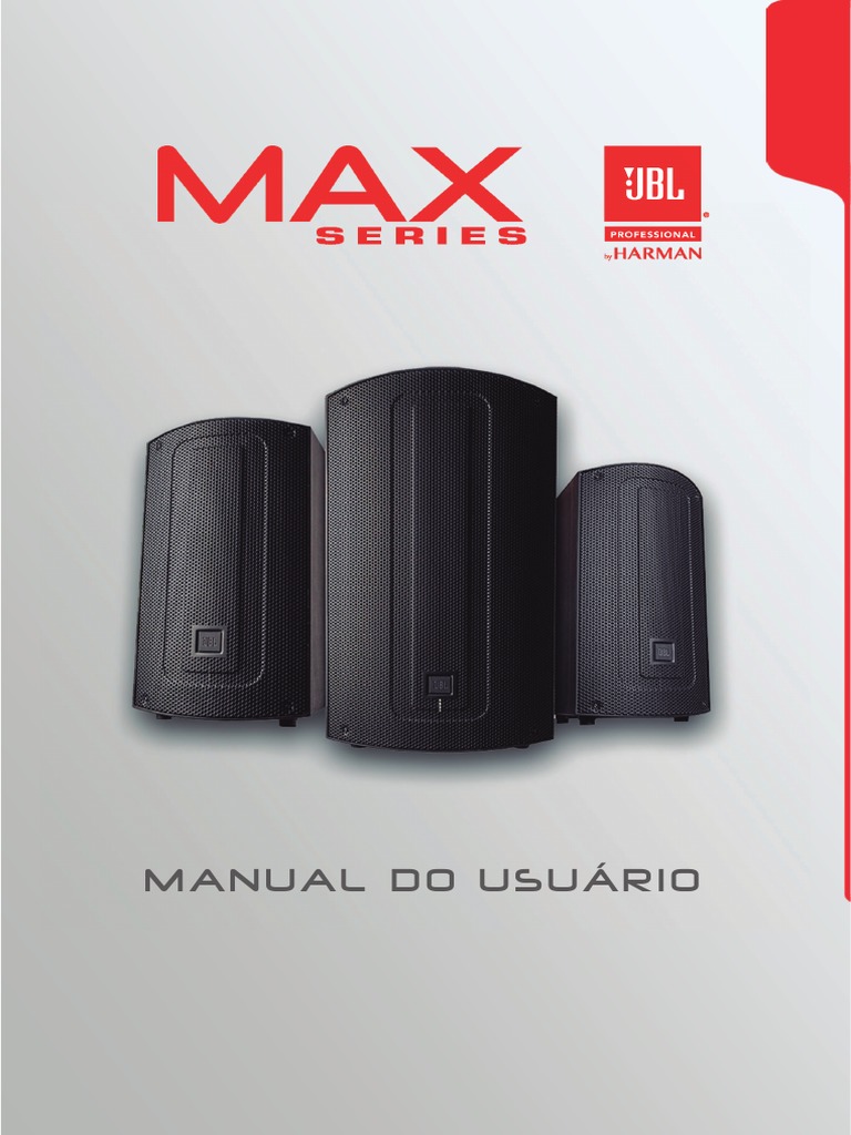 JBL Max Series Manual PT BR Rev.0 | PDF | Computadores
