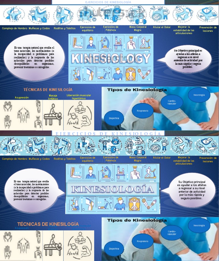 Infografia Kinesiología | PDF | Masaje | Medicina CLINICA