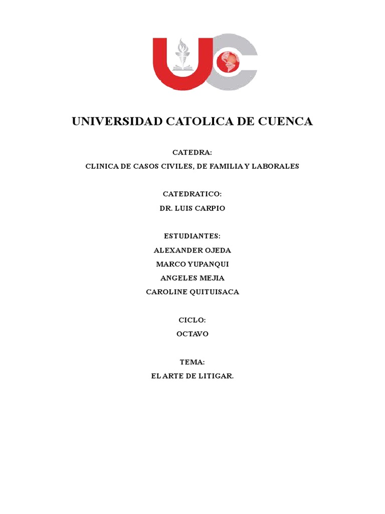 El Arte de Litigar | PDF | Testigo experto | Testigo El Arte de Litigar | PDF | Testigo experto | Testigo