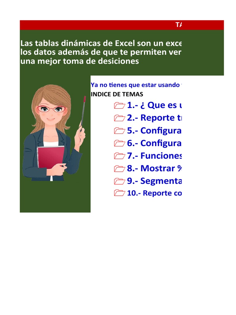 Tablas Dinámicas | PDF | Microsoft Excel | Informática