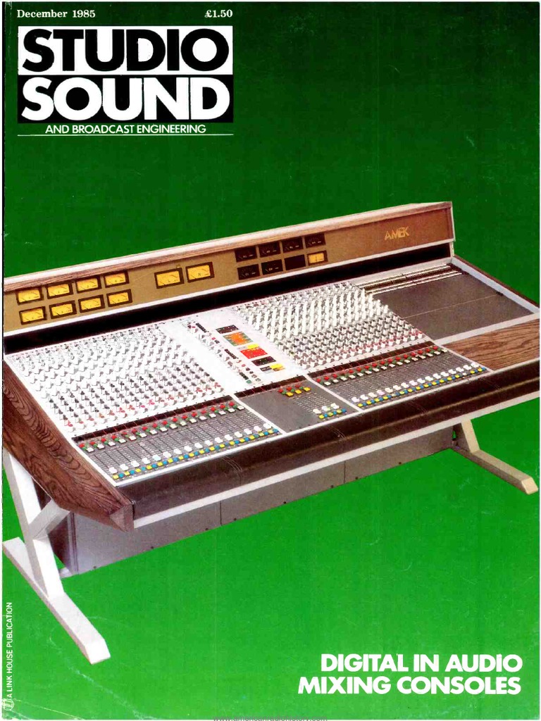 Studio Sound 1985 12 | PDF | Equalization (Audio) | Audio Electronics