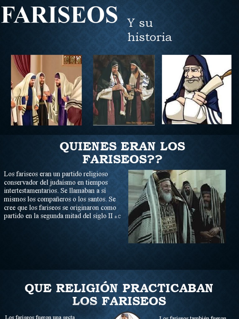Los Fariseos | PDF | Fariseos | Jesús