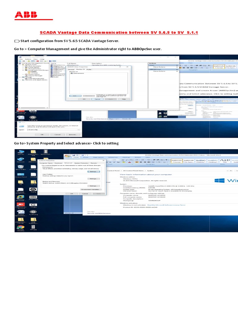 SCADA Vantage Data Communication SV5.6.5 Between SV5.1.1.-Updated | PDF ...