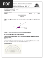 Atividades sobre Ângulos para 6º Ano | PDF | Ângulo | Círculo