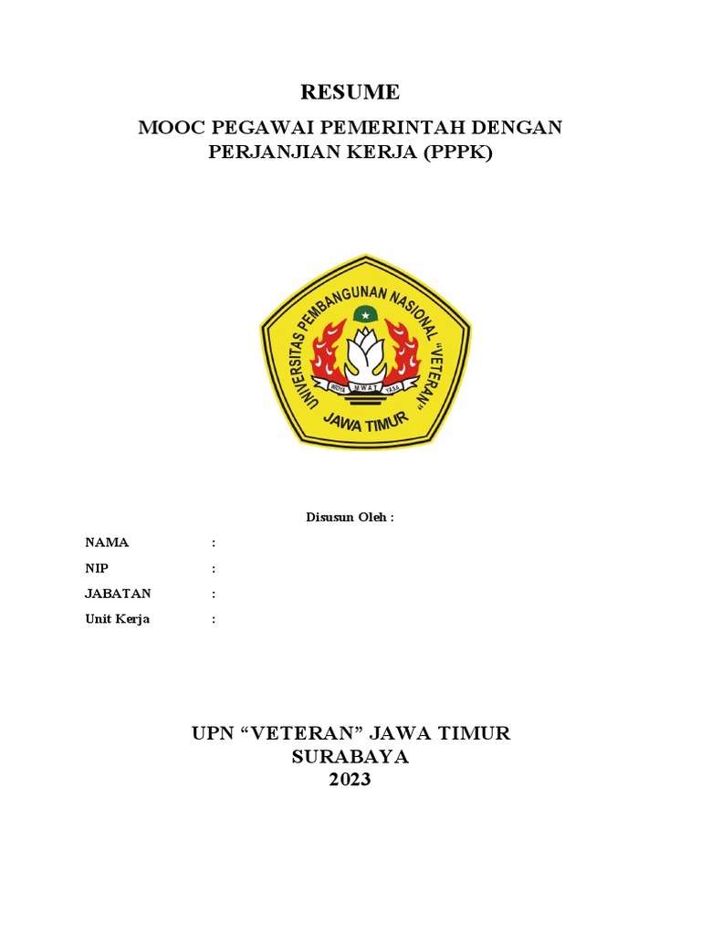 Resume Mooc Pppk Pdf