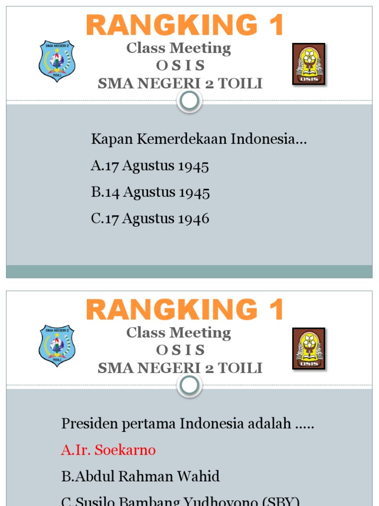 Soal Rangking 1 | PDF