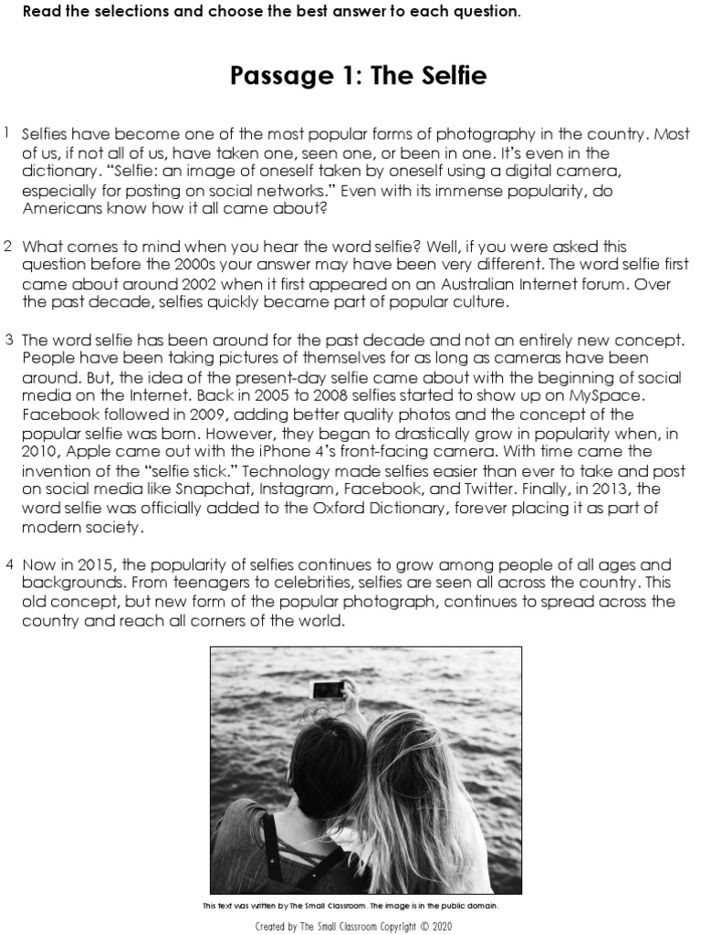 The Selfie | PDF | Selfie | Communication