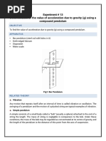 Flywheel Moment of Inertia Experiment | PDF | Physical Quantities ...