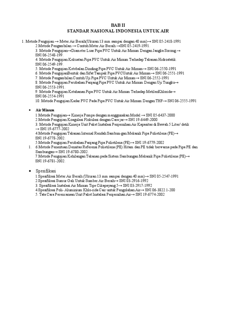 Sni Air PDF Free | PDF