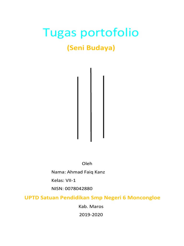 Sampul Tugas portofolio | PDF