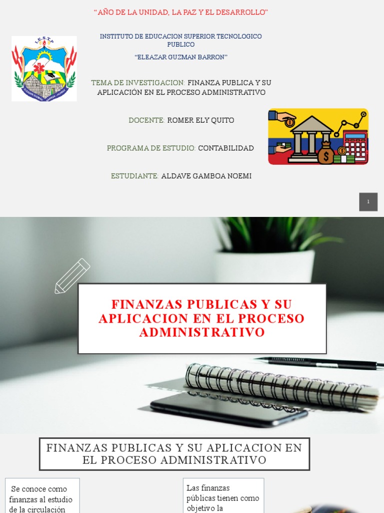 Finanzas Publicas | PDF | Bienes | Presupuesto