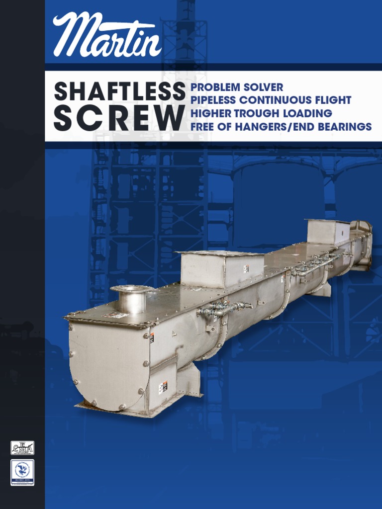 Industrial Shaftless Screw Solutions | PDF | Screw | Bearing (Mechanical)