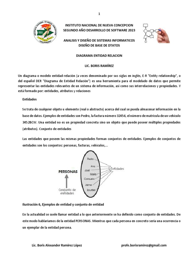 Guia - 1 - Analisis y Diseño de Sistemas Informaticos - Diseño de Bases de Datos 2023 | PDF ...