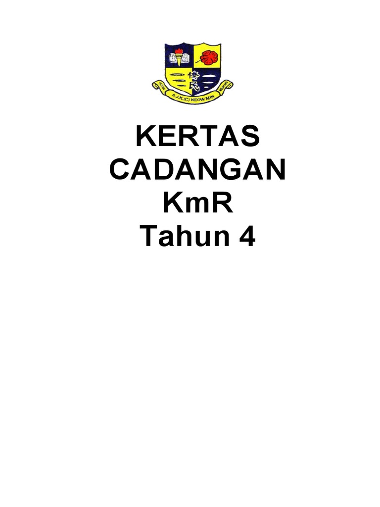 Kertas Cadangan KMR | PDF
