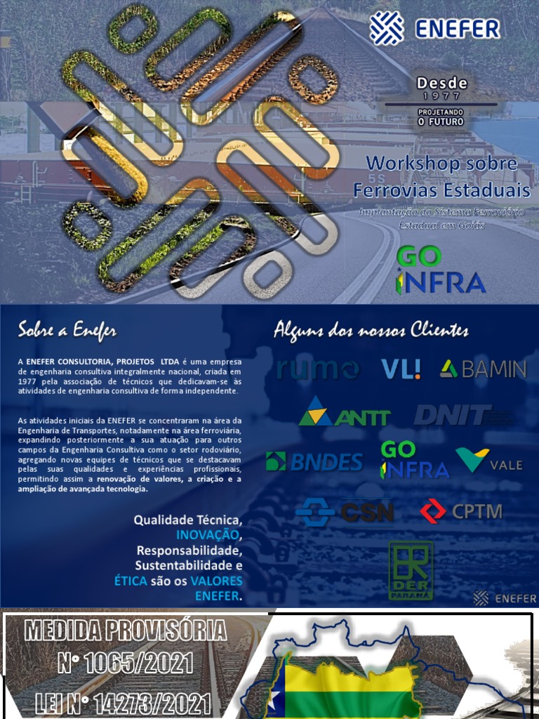 Implantação do Sistema Ferroviário em Goiás | PDF | Engenharia | Economias