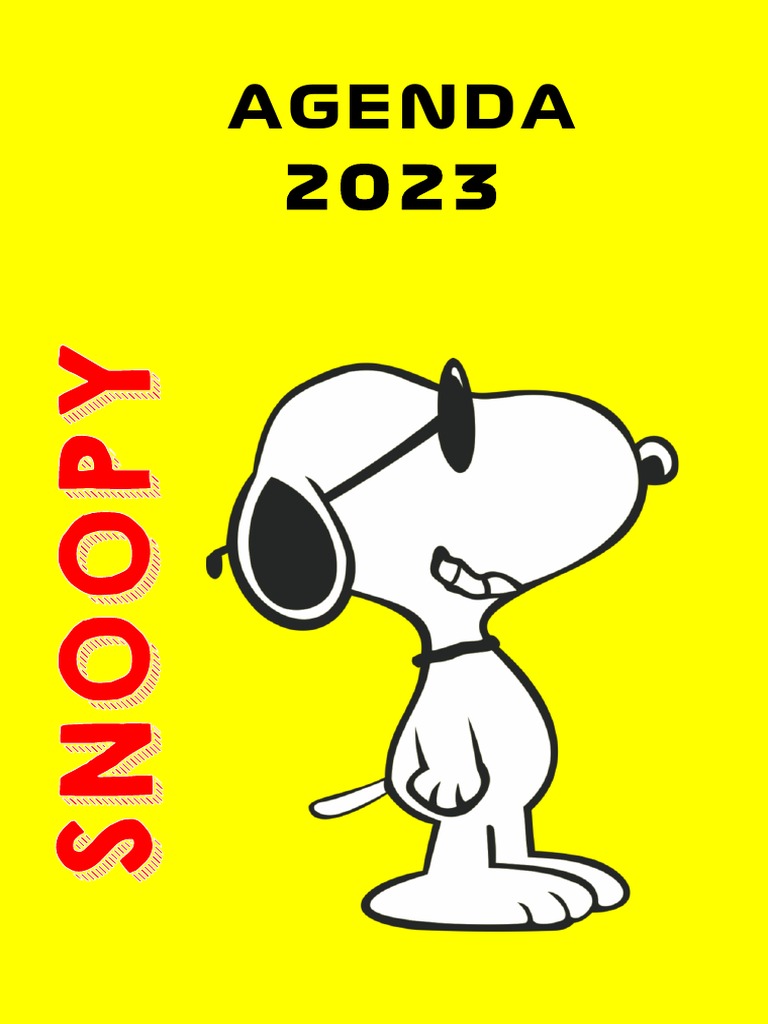 Agenda Snoopy 2023 - 2024 | PDF