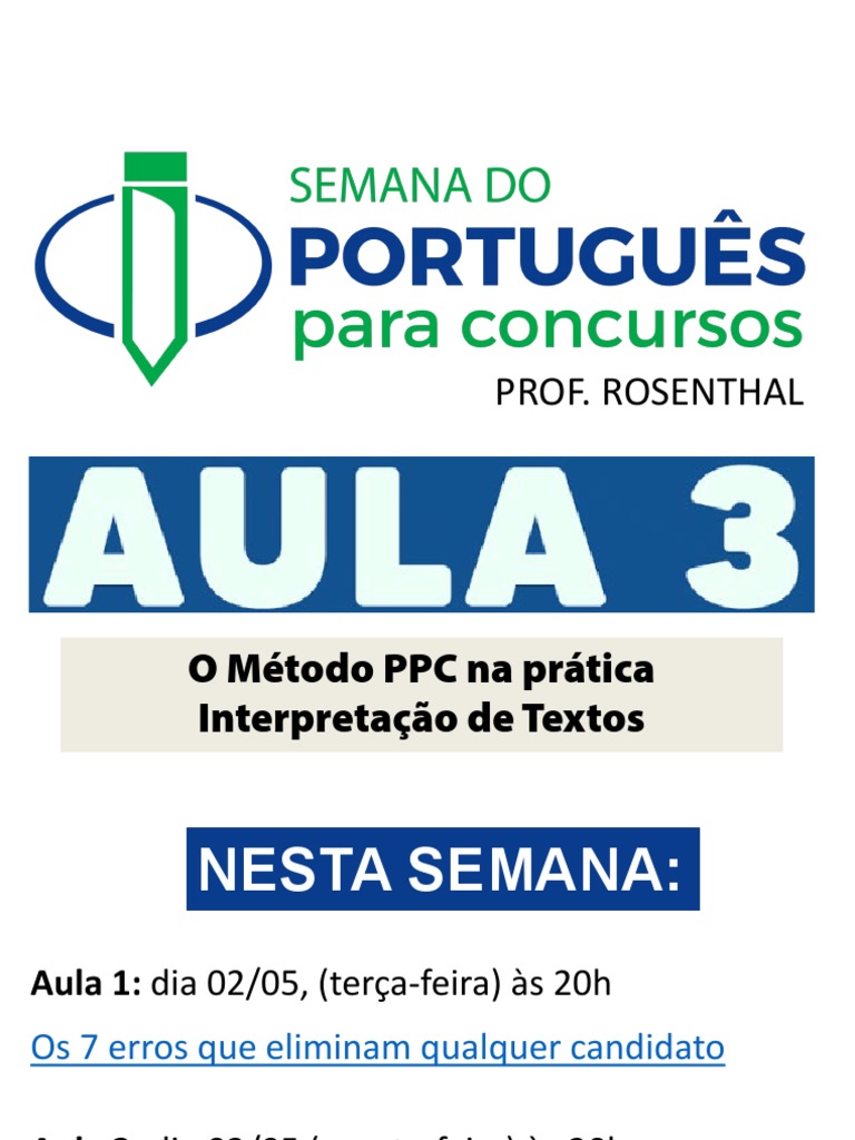 20sppc - Aula 3 - o Método PPC Na Prática - Aluno | PDF | Célula tronco | Câncer