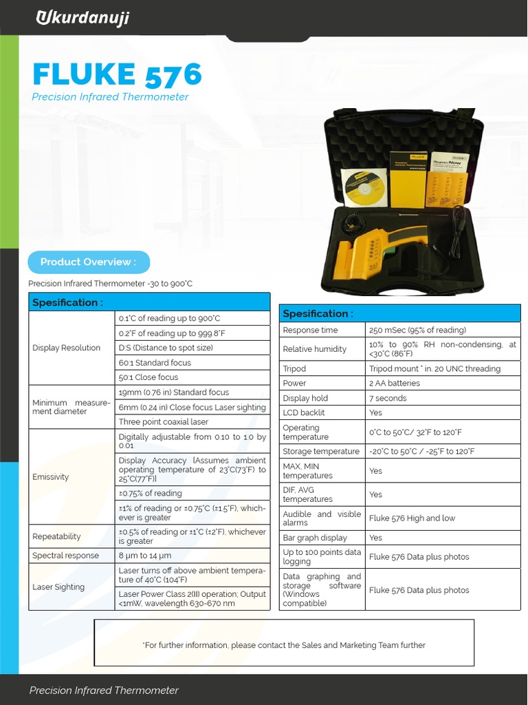 Fluke 576 | PDF | Infrared | Laser