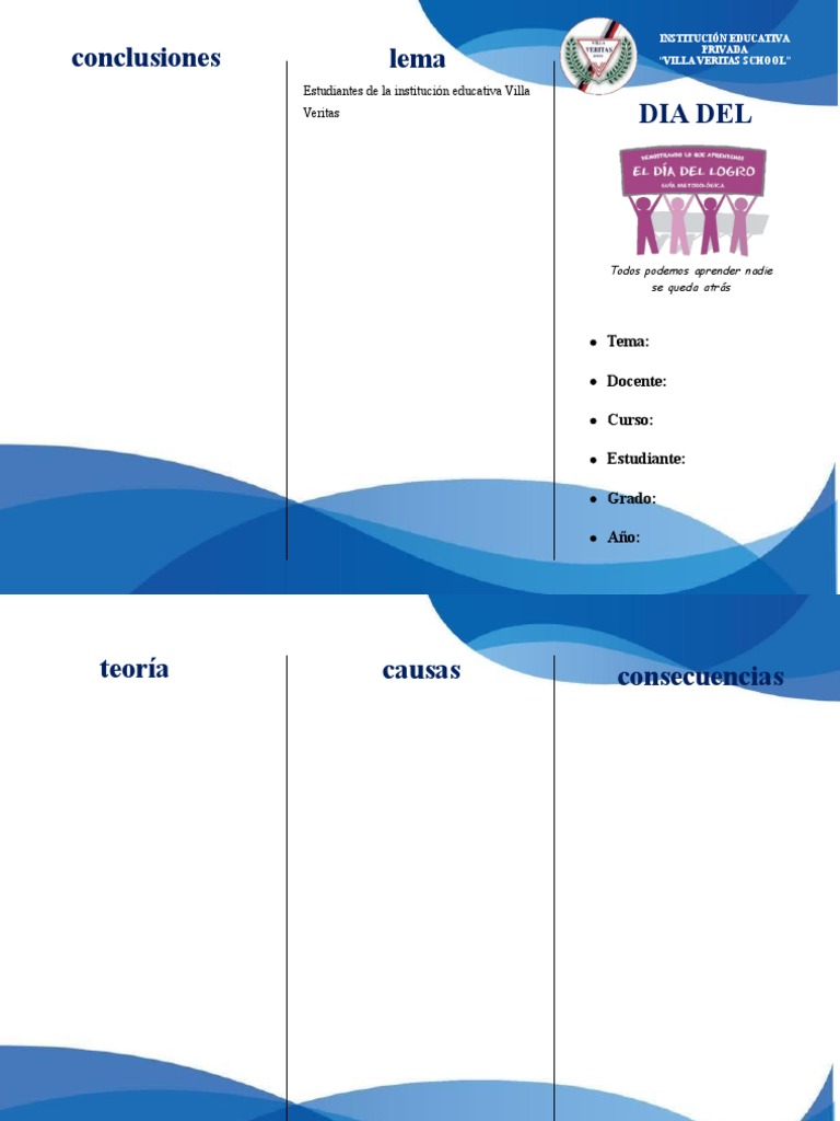 Modelo de Tríptico | PDF