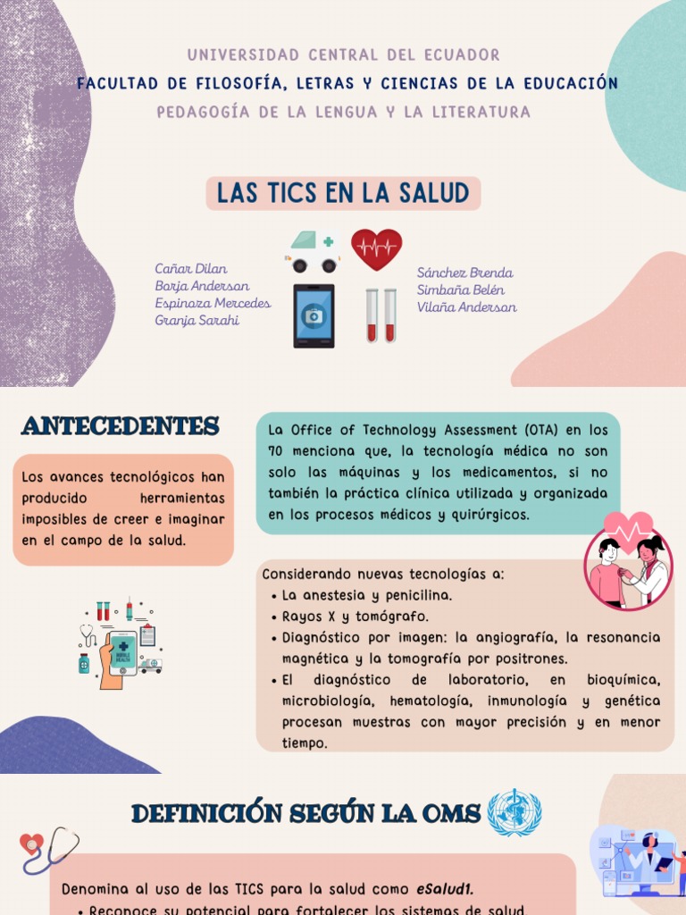 TICS en La Salud | PDF