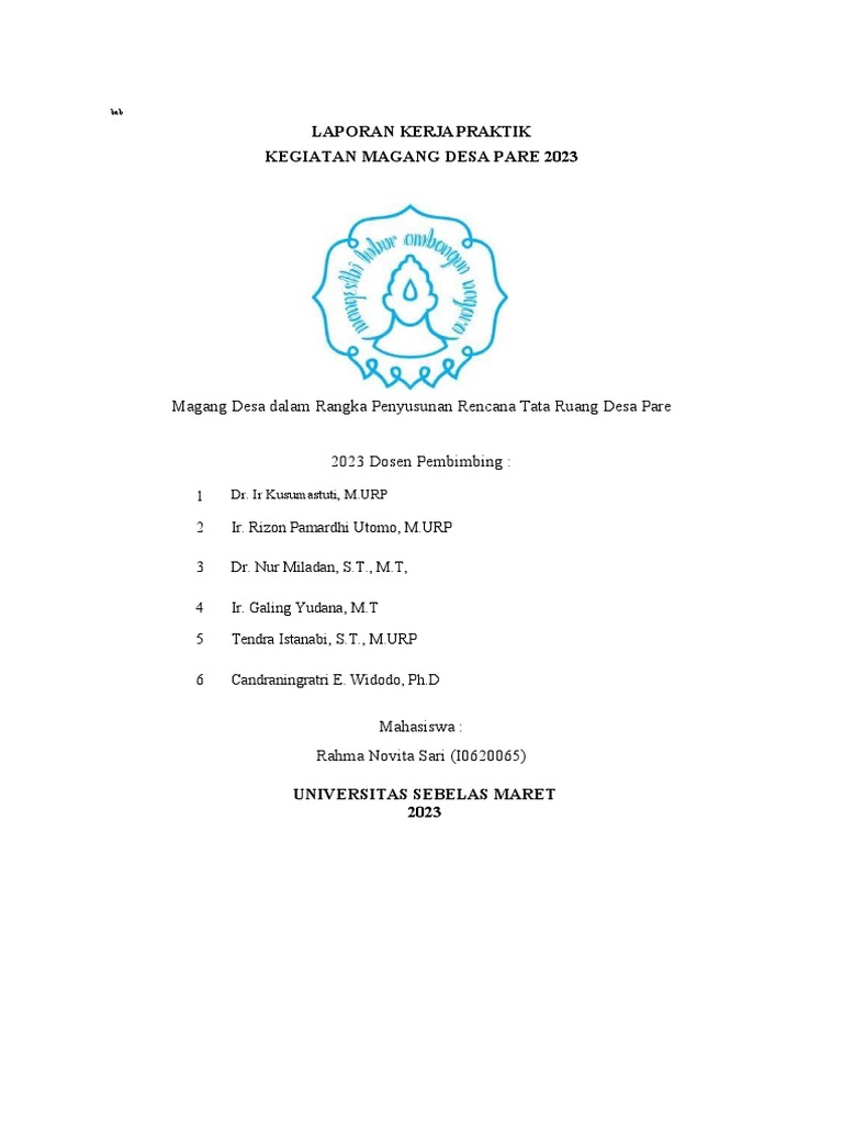 Laporan KP - I0620065 - Rahma Novita Sari | PDF | Karier & Perkembangan