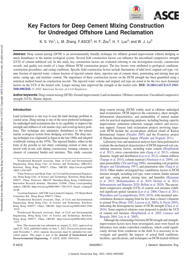 Yin Et Al. (2023) - Key Factors DCM | PDF | Silt | Clay Yin Et Al. (2023) - Key Factors DCM | PDF | Silt | Clay