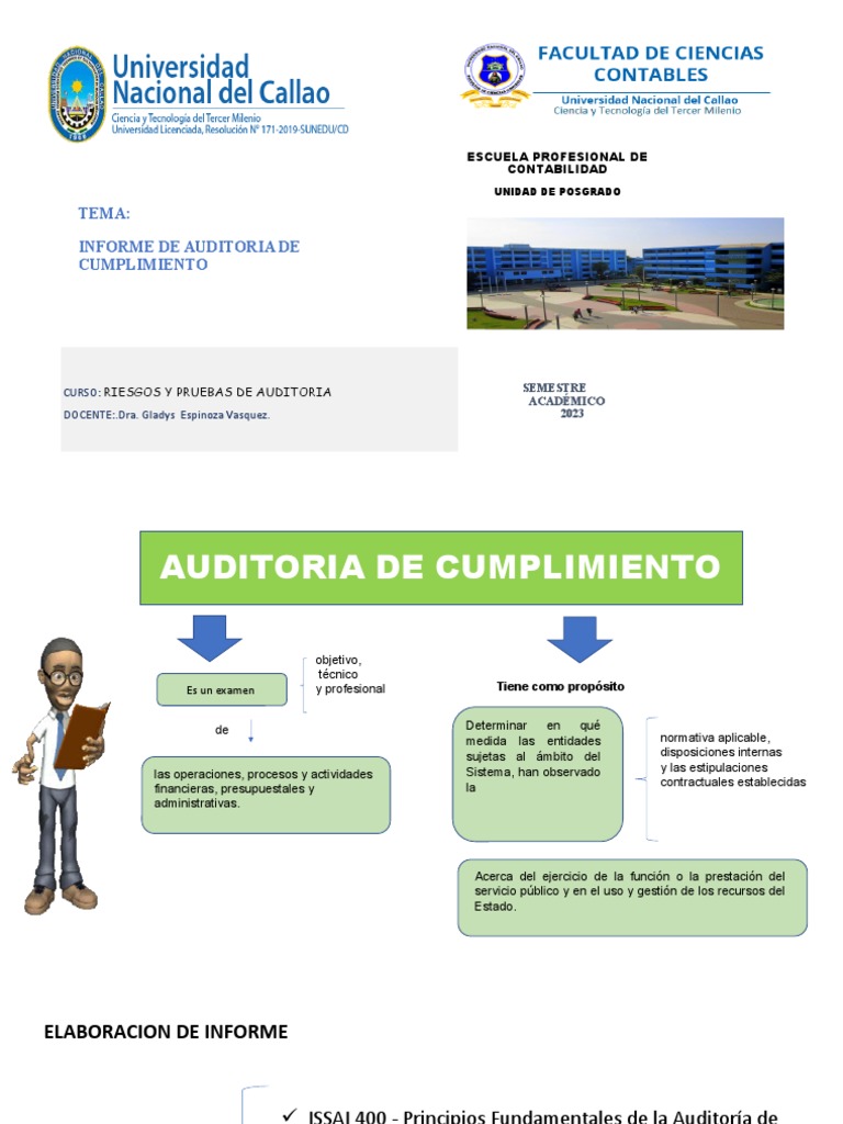 Informe de Auditoria de Cumplimiento | PDF | Auditoría | Business
