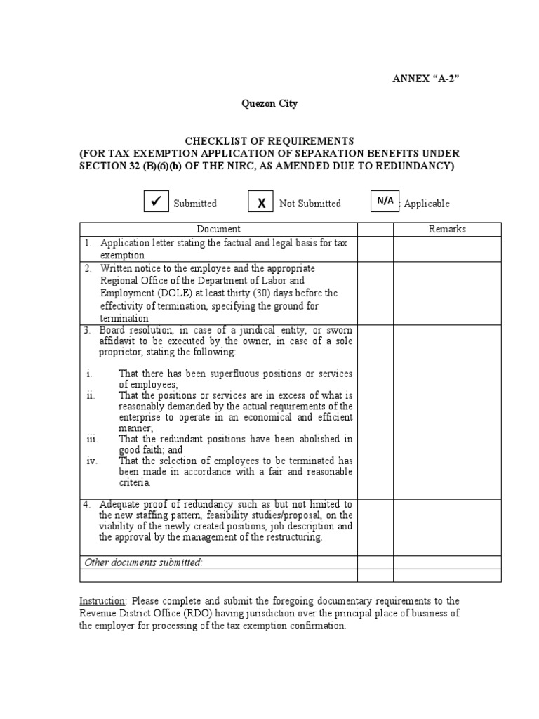Rmo No. 66 Annex A-2 | PDF