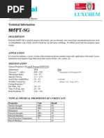 Polypropylene Material Properties Data Sheet | PDF | Strength Of ...