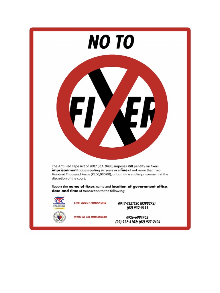 No To Fixer | PDF