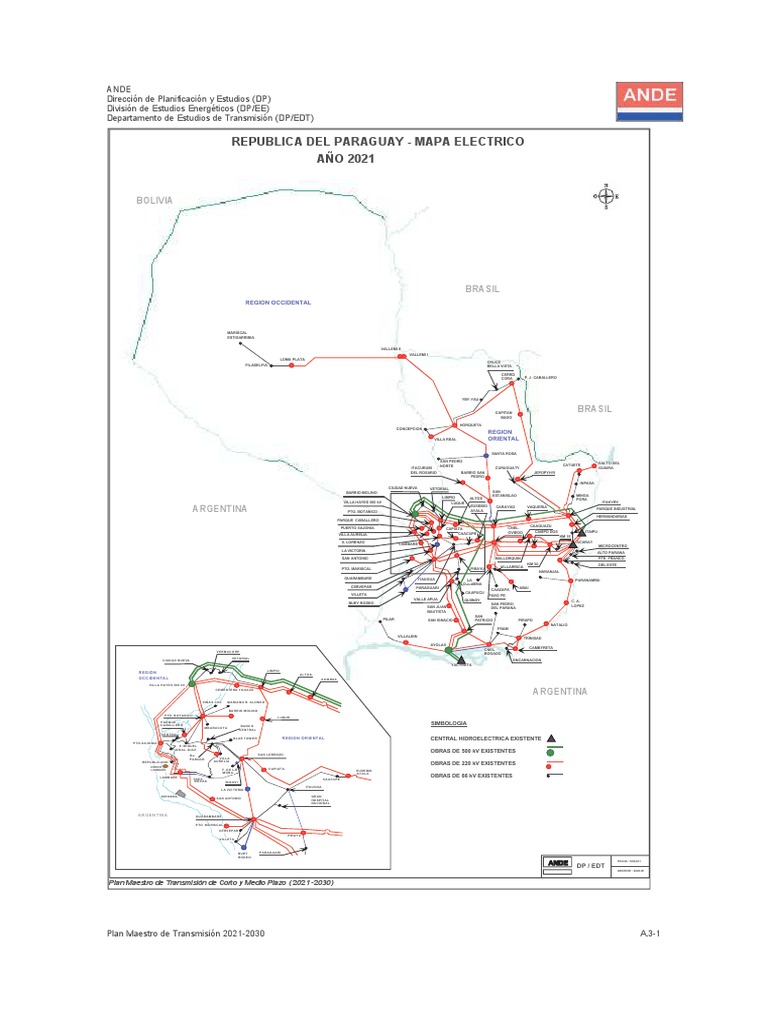 Mapa Eléctrico Nacional 2021 | PDF