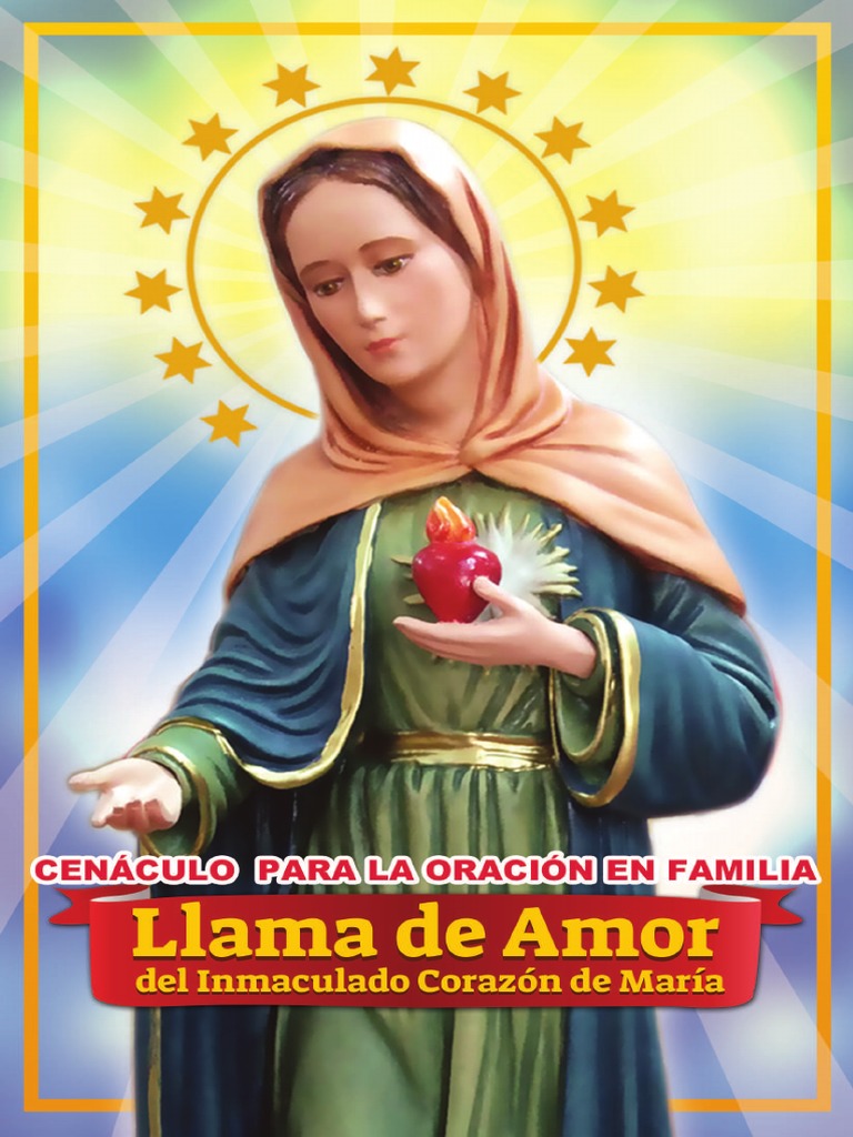 Llama de amor del inmaculado corazon de Maria | PDF | María, madre de ...